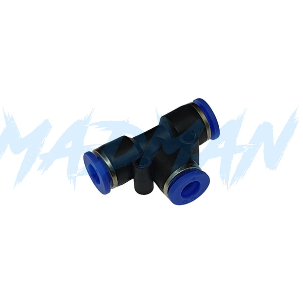 Tee for Boost Pipe - 6mm Push-in Type – Madman Distribution (Pty) Ltd
